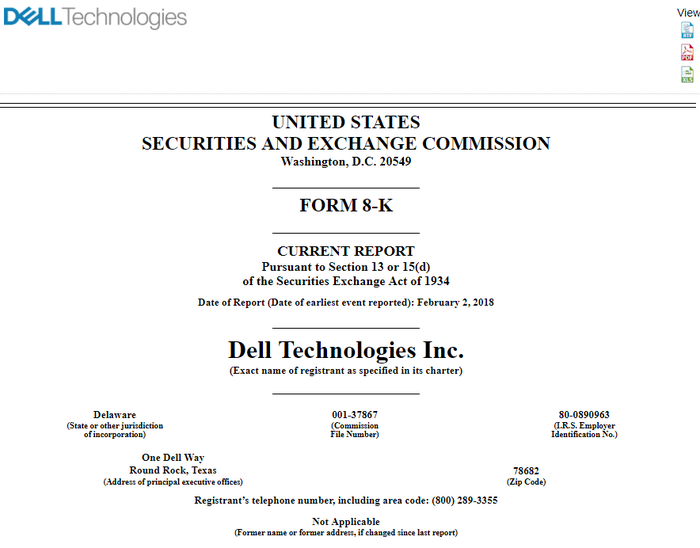 Dell, IPO 또는 VMWare와의 결합을 고려중이라고 공식 언급 - 로아AI