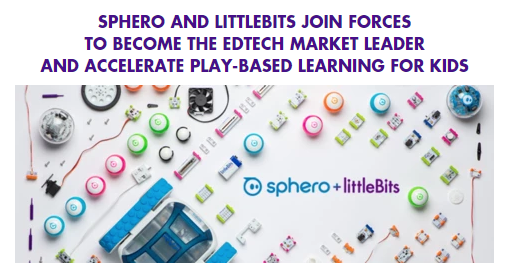 Sphero, littleBits을 인수하며 커넥티드 토이 최강자로 부상 - 로아AI