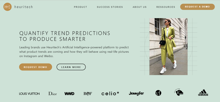 AI를 이용해 최신 패션 트렌드를 알려주는 스타트업 Heuritech, 400만 유로 투자 유치 - 로아AI