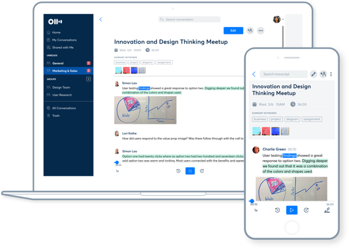 AI 기반의 Voice transcription 앱 Otter, 1,000만 달러 투자 유치 - 로아AI
