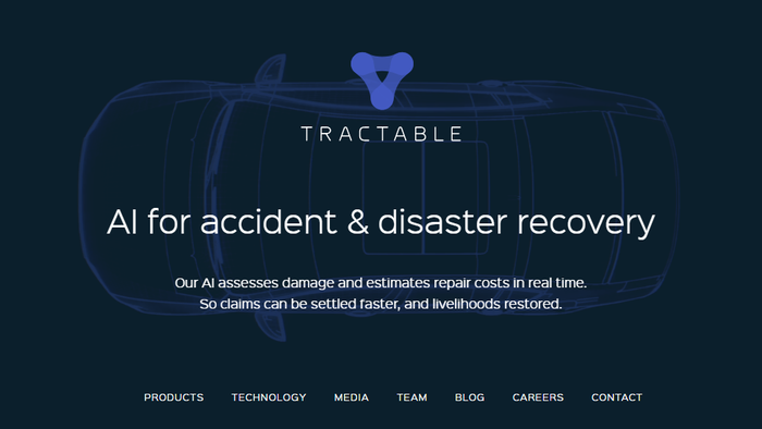 AI 기반 보험처리 자동화 플랫폼 Tractable, 2,500만 달러 투자 유치 - 로아AI